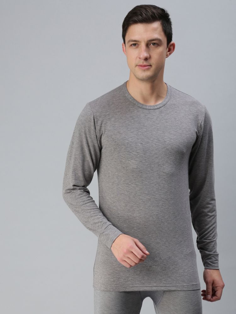 Macroman Wonder Thermal Round Neck Full Sleeves - M1061 – Snow White